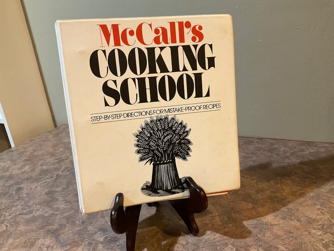 Mccall’s Cooking School 1986 Binder Cookbook Mistake Proof Recipes How ...
