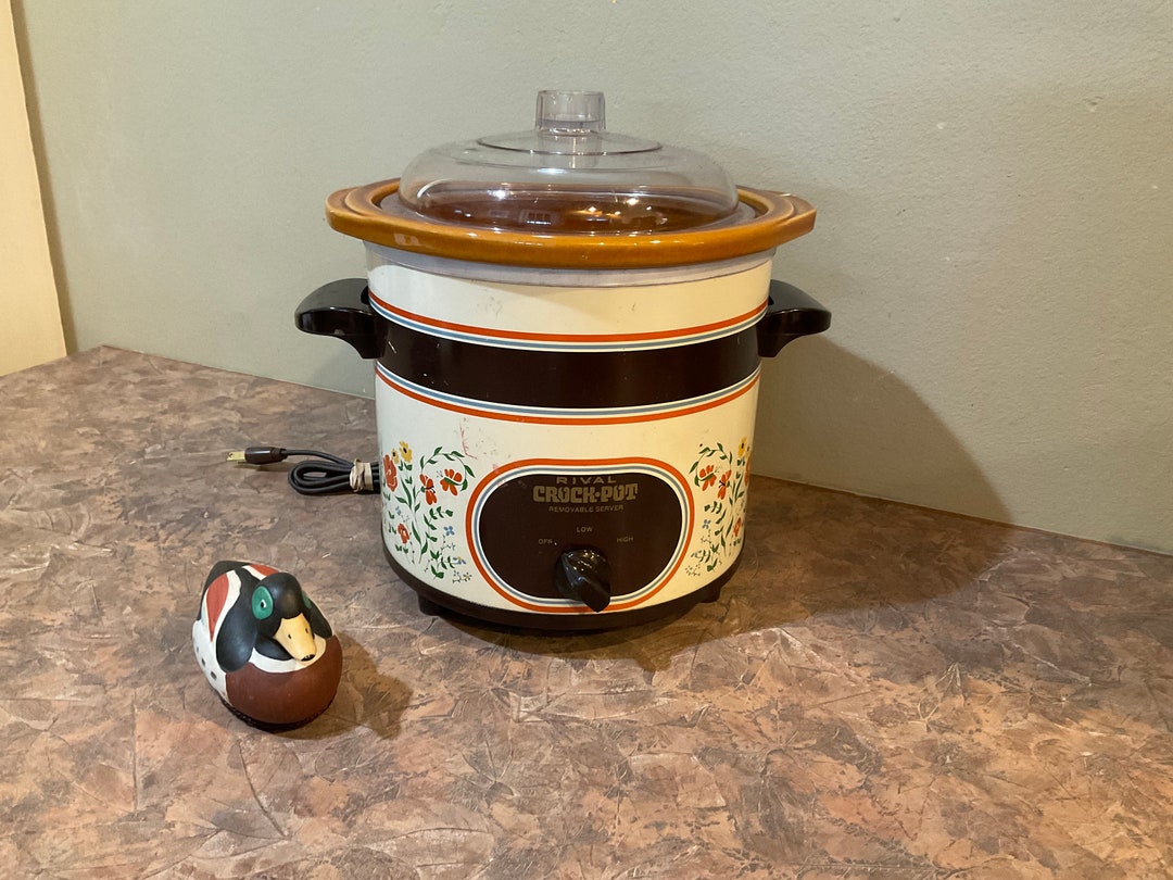 Rival Mode 31502, 3.5 Quart Crockpot Crock Pot Slow Cooker Server With ...