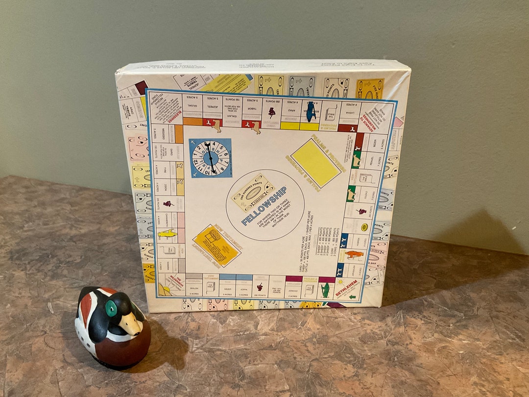 Fellowship Board Game, Christian Monopoly 1987, Creative Ministries Inc ...