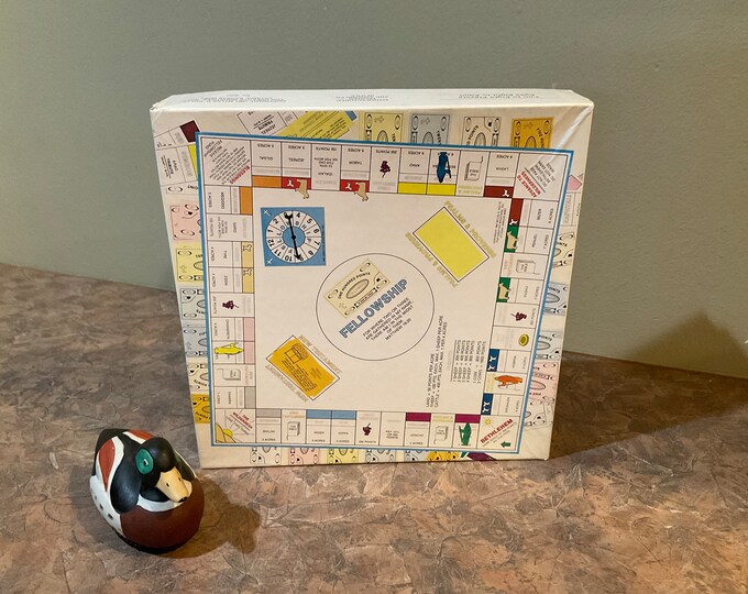Fellowship Board Game, Christian Monopoly 1987, Creative Ministries Inc ...