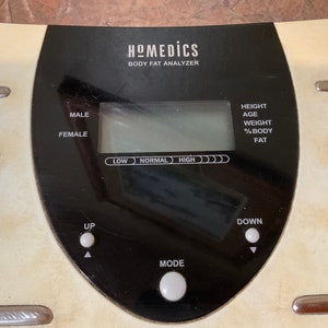 HOMEDICS, Bathroom Scale Body Fat, Water ANALYZER, Model SC 505 - Etsy