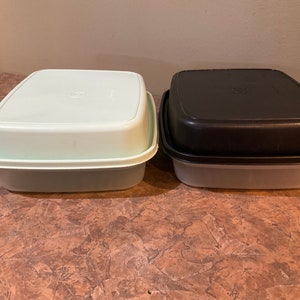TUPPERWARE Mint Large Marinade Season Serve Storage Container 1294-1 ...