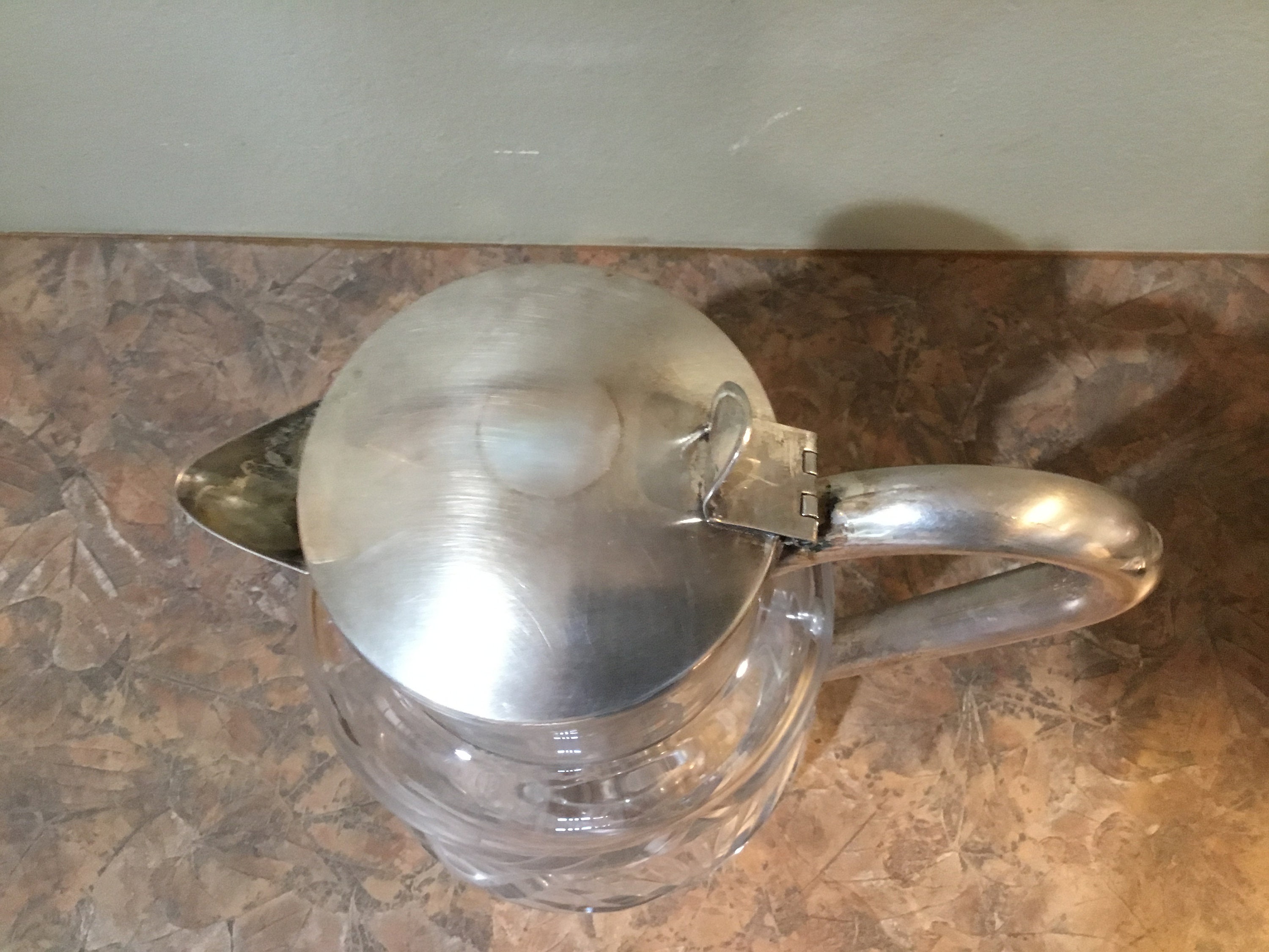 Quist Prasente Germany Silver Plate Large Crystal Carafe - Etsy Ireland