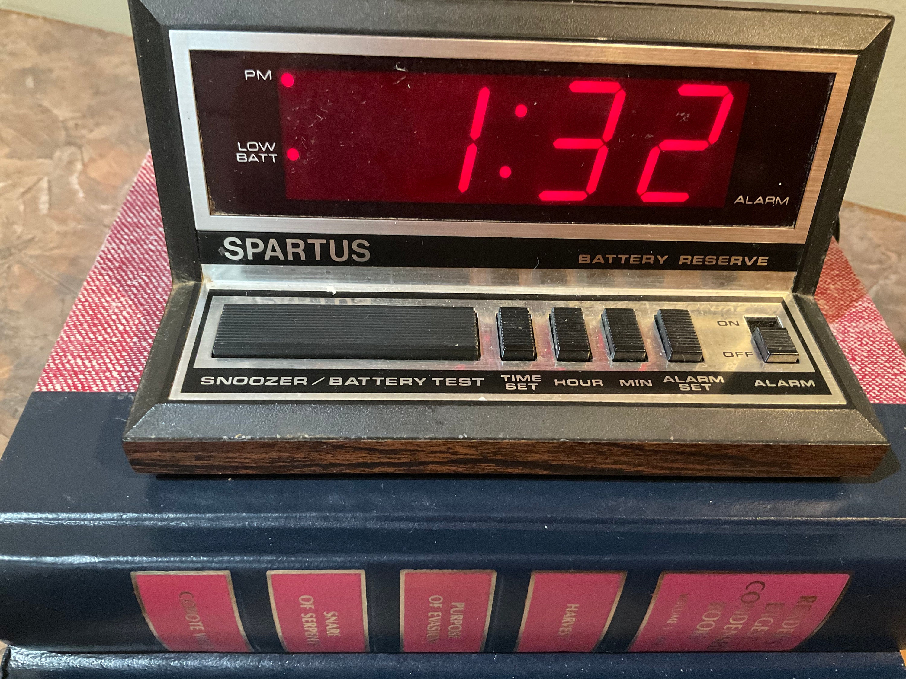 Spartus Electronic Digital Alarm Clock Apollo Model 1140 Big - Etsy