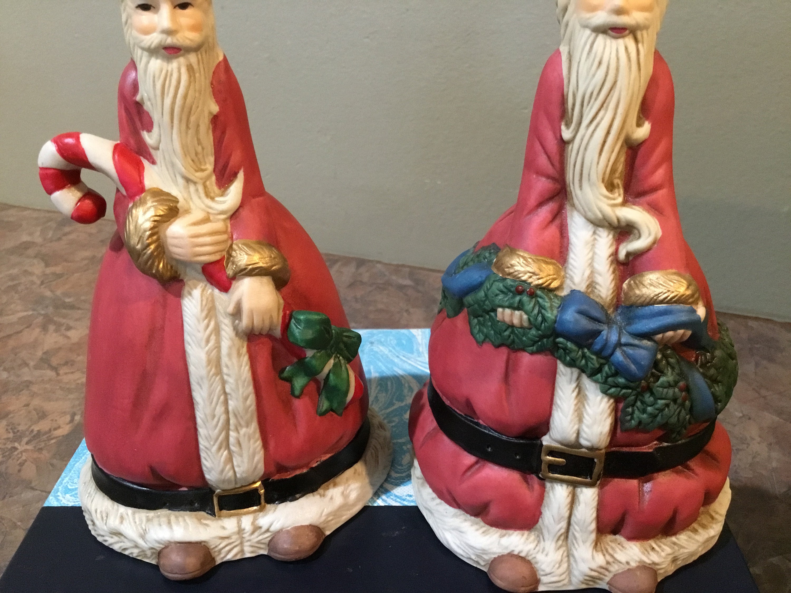 House of Lloyd Christmas Around the World Santa Bell Pair 2 in | Etsy