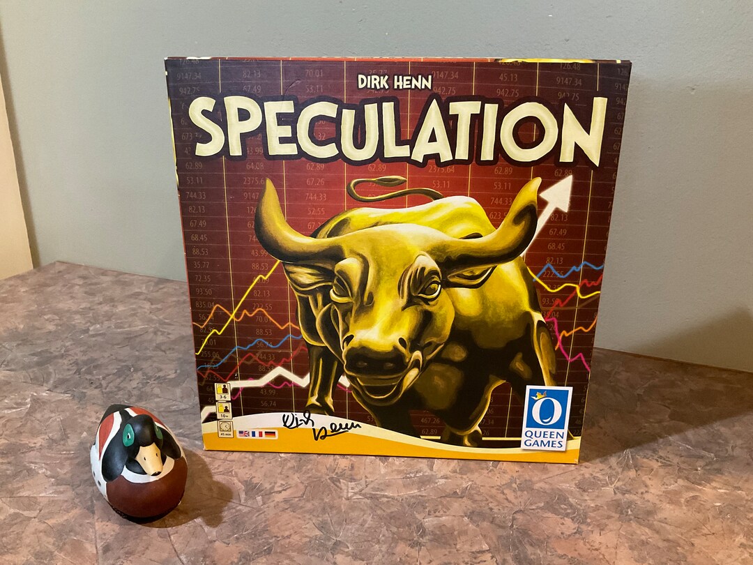 Speculation Board Game, Dirk Henn Signed, Queen Board Game, Excellent ...