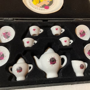 Barbie Miniature Nostalgic China Tea Set 35th Anniversary, 1994, Never ...