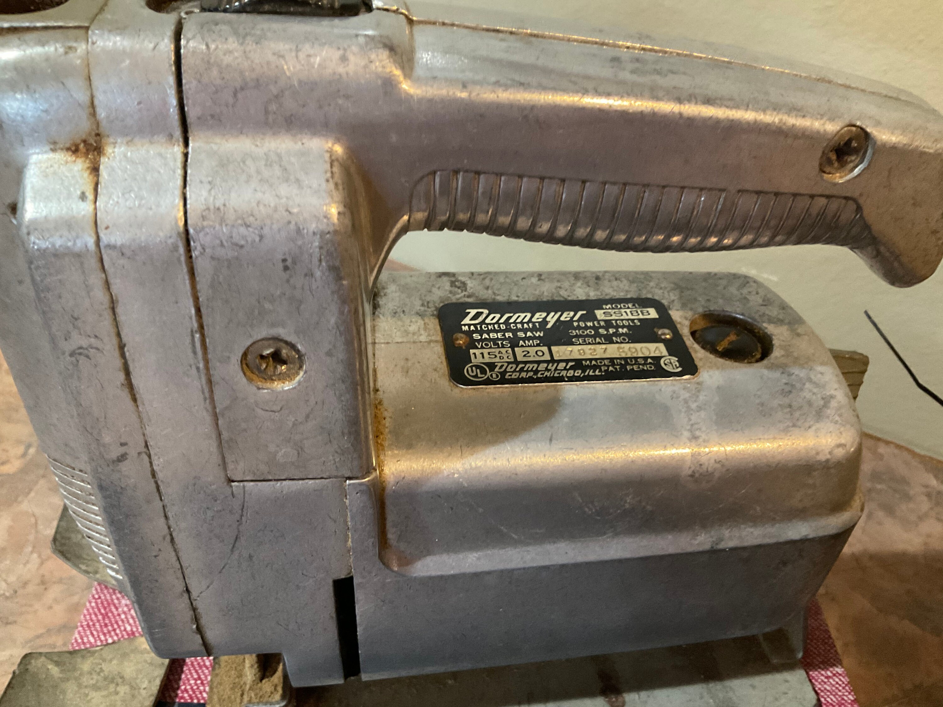 Dormeyer Master Craft Jig Saw Sabre Saw Model 910 All - Etsy