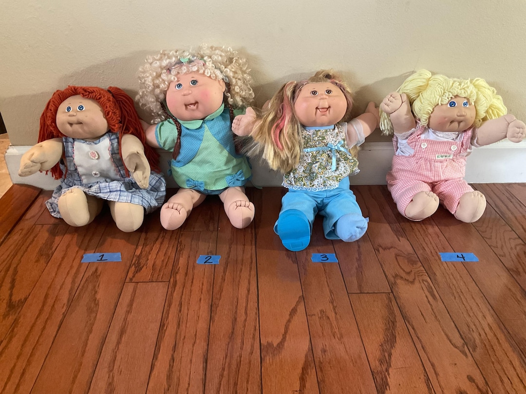 Cabbage Patch Blonde Hair Blue Eyes Dimples, Red Head Blue Eyes Girl ...