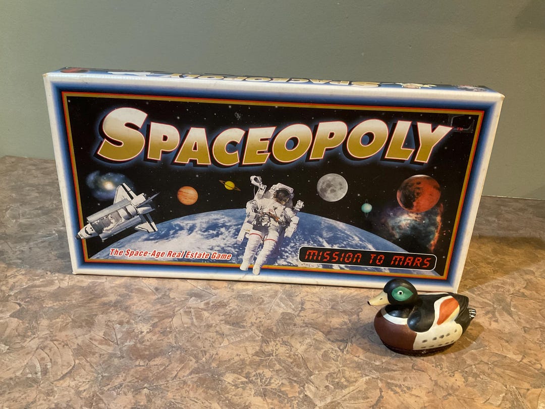 Spaceopoly Mission to Mars Board Game 1997, RARE, Vintage Board Games ...