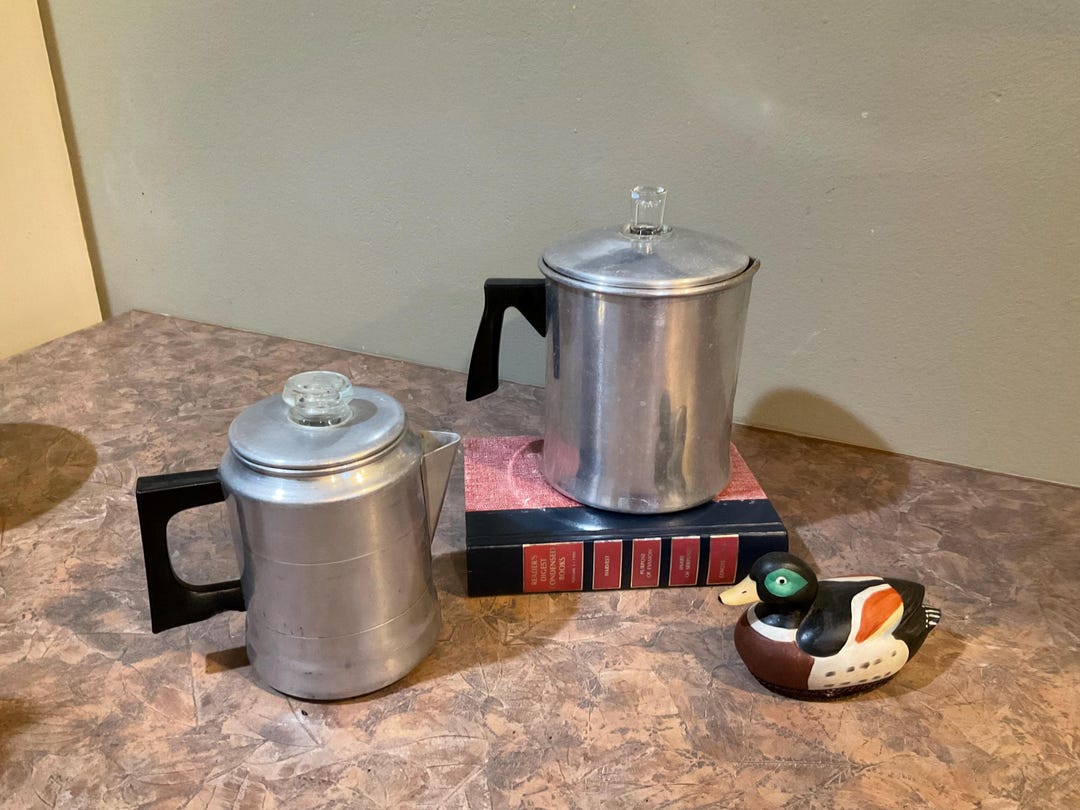 Mirro Coffee Percolator Aluminum 14 Cup or Comet 5 Cup Percolator ...