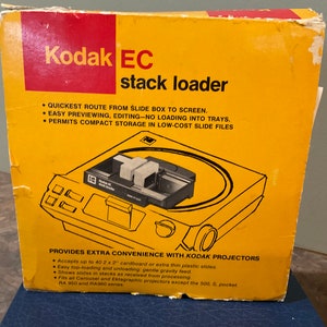 Kodak EC40 Stack Loader for Carousel Slide Projectors Vintage Kodax ...