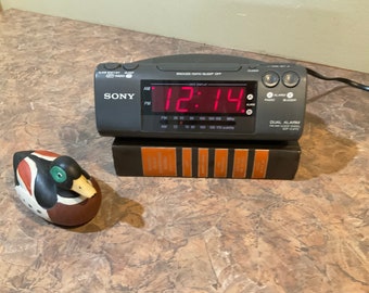 Vintage 1989 SONY Dream Machine Clock Radio White Square Am/fm Radio ...