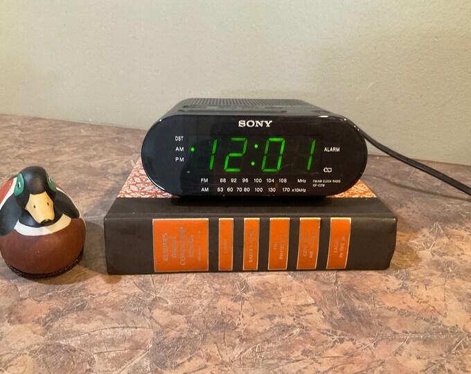 Sony Dream Machine AM/FM Alarm Clock Radio Black, Model ICF-C218 - Etsy