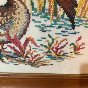 Mccall 'the Mallards' Cross-stitch WORM WOOD Mid - Etsy