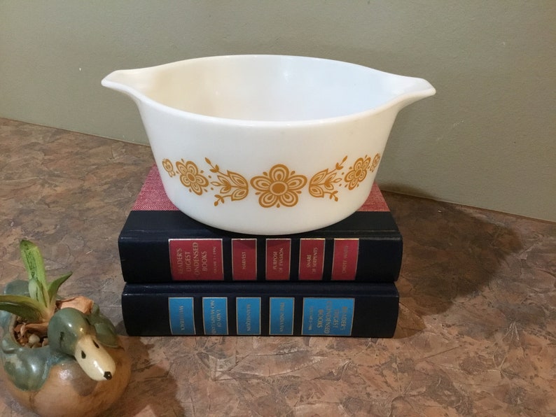 Pyrex 402 FLAMINGO BURNT Orange OMBRE 1.5 Quart Nesting - Etsy