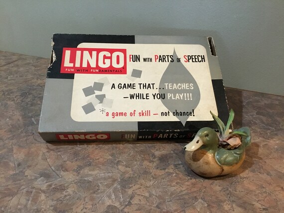Lingo Game Golden Complete Word Board Game 1954 Vintage - Etsy