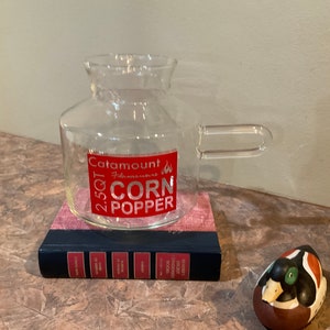 Catamount Flameware Corn Popper 2.5 Qt Glass - Etsy