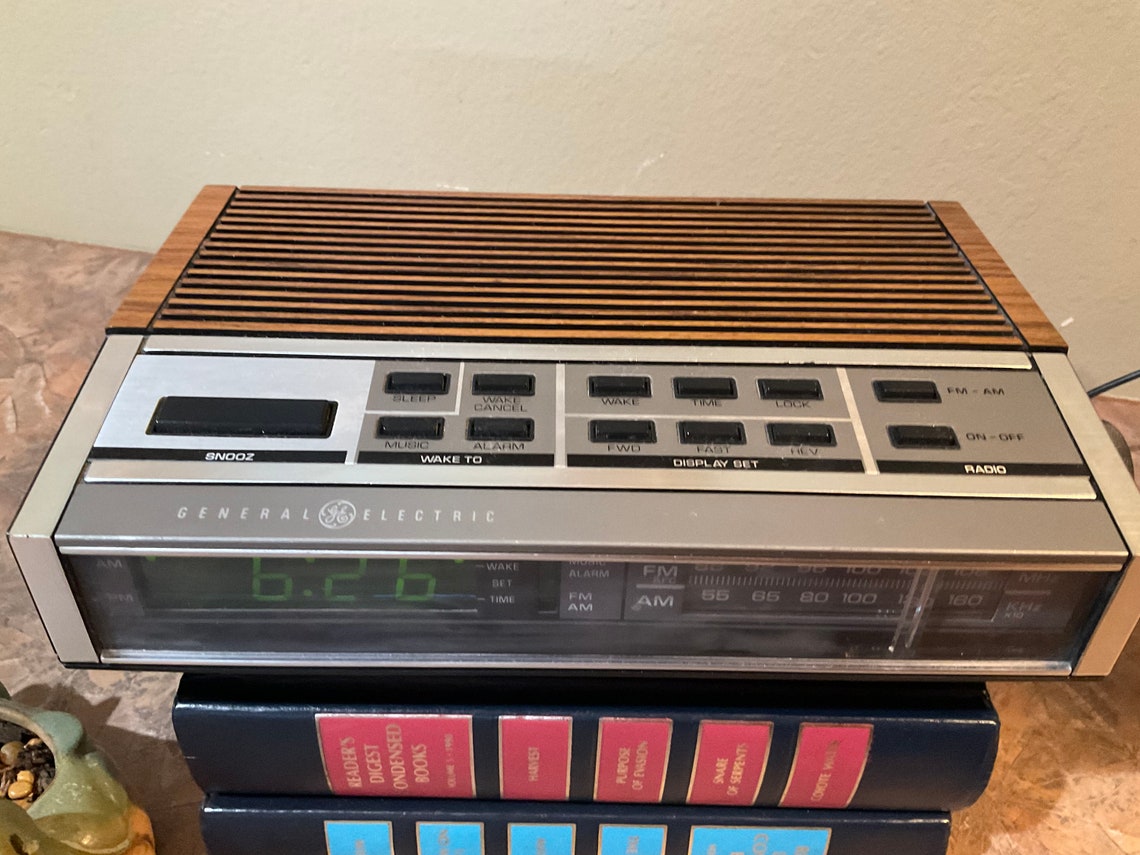General Electric Clock GE Digital AM/FM Alarm Clock Radio - Etsy