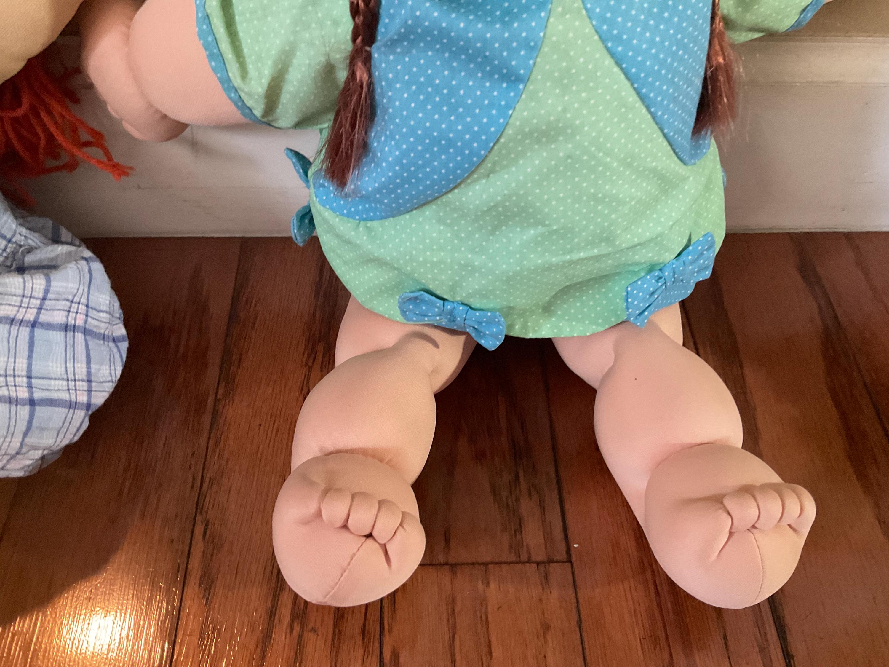 Cabbage Patch Blonde Hair Blue Eyes Dimples, Red Head Blue Eyes Girl ...