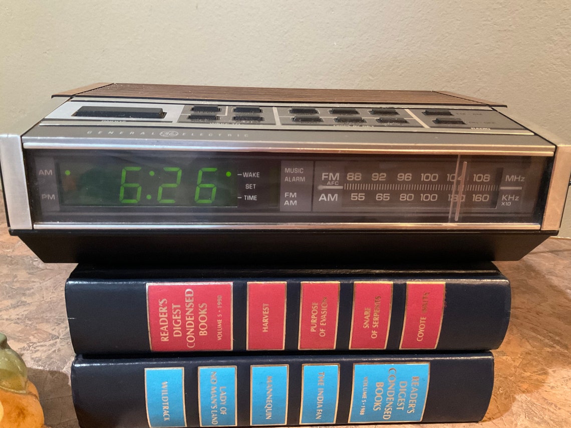 General Electric Clock GE Digital AM/FM Alarm Clock Radio - Etsy