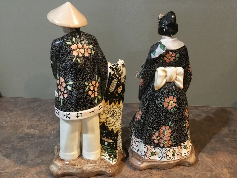 LENCI ARTIST BERTOLOTTI Victor Bertolotti Deco Oriental Chinese Man ...