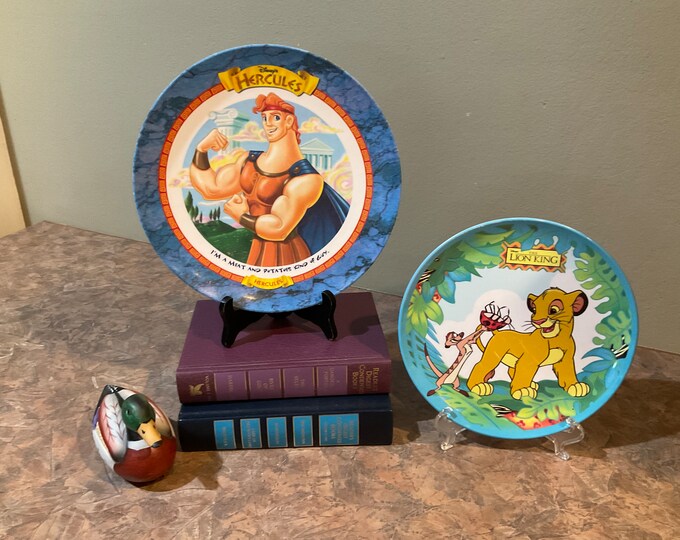 Hercules Mcdonald's Collector Melamine Children Plate, Disney's the ... Hercules Mcdonald's Collector Melamine Children Plate, Disney's the ...