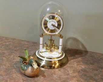 Anniversary Clock Glass Dome | Etsy