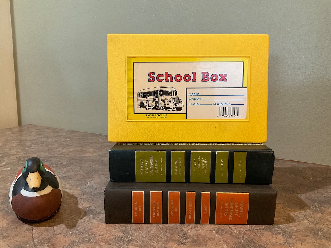 EMPIRE PENCIL CORP. Yellow Plastic Pencil Case, Vintage 80s Toys - Etsy