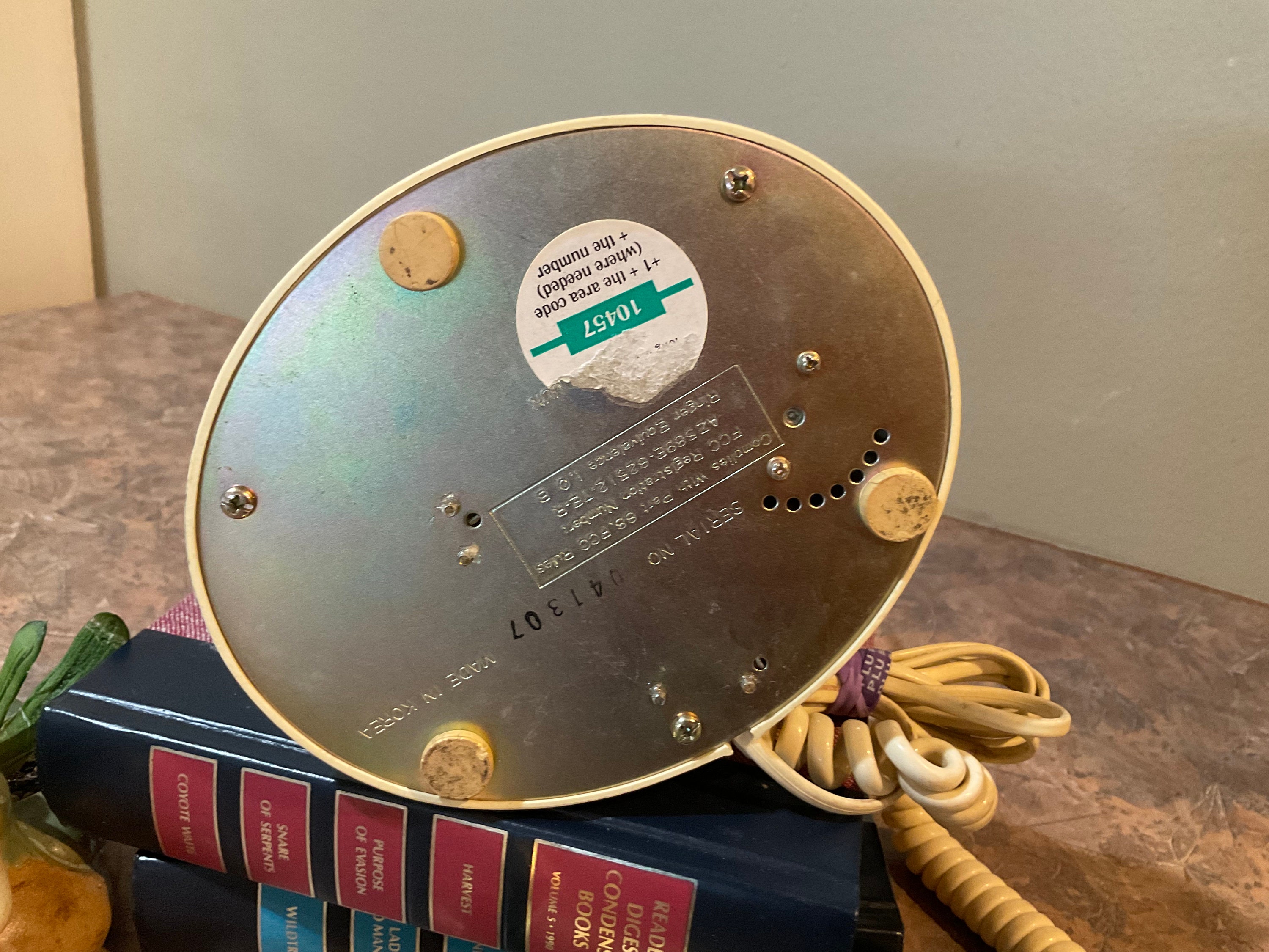 European Style Push Button Phone Made in KOREA Beige and | Etsy