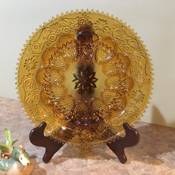 Amber Glass Plates - Etsy