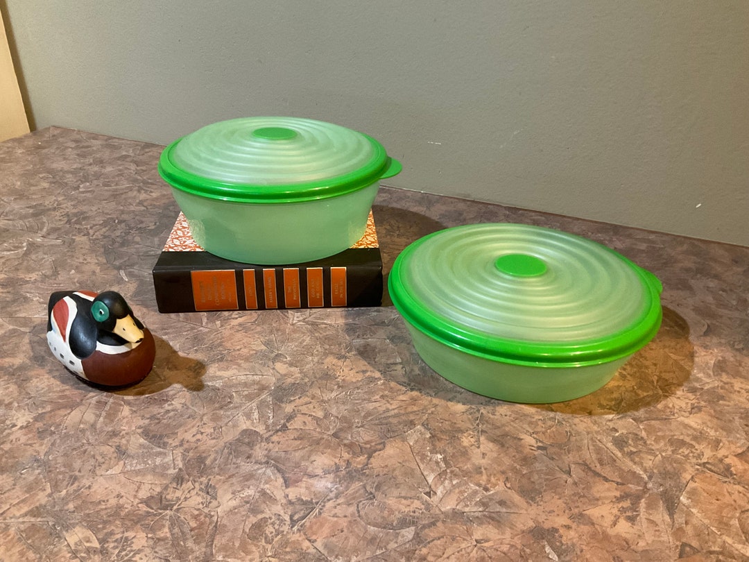 Tupperware Green Stuffables, 4 Cup 1L, Container 5315A Seal 5319 ...