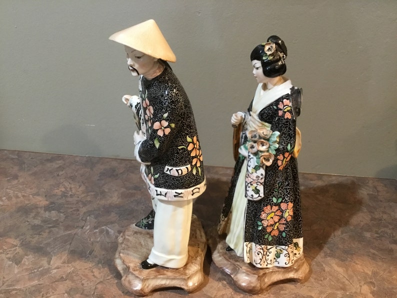 LENCI ARTIST BERTOLOTTI Victor Bertolotti Deco Oriental Chinese Man ...