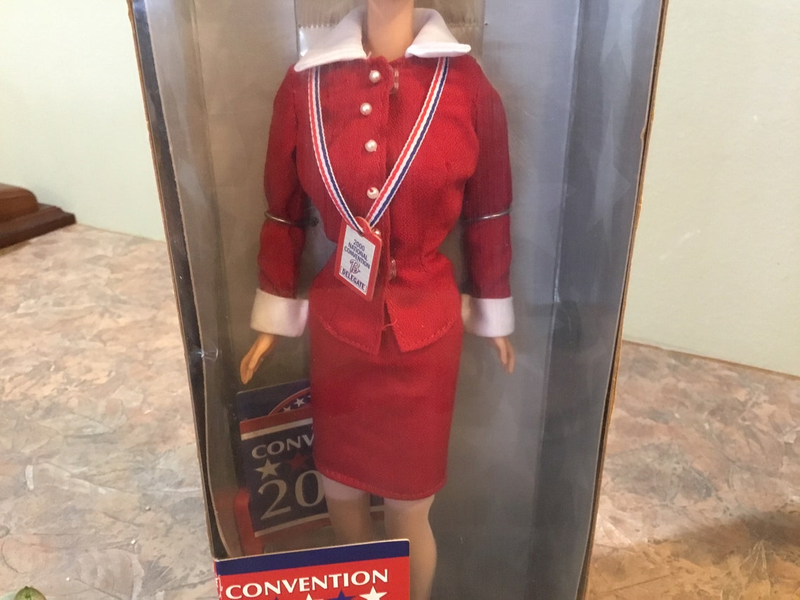 Barbie Mattel 2000 Convention Republican Delegate Barbie NIB | Etsy