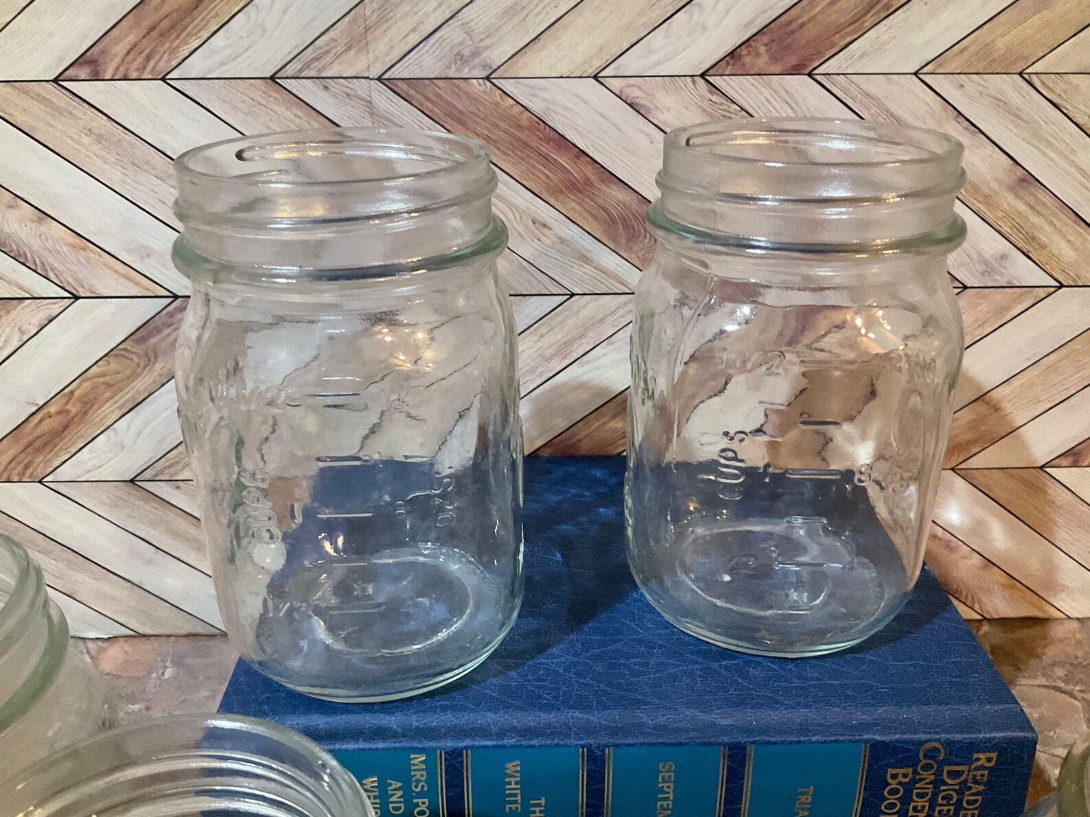 MAGIC MASON BUTTON Glass Canning Jars 1970's - Etsy