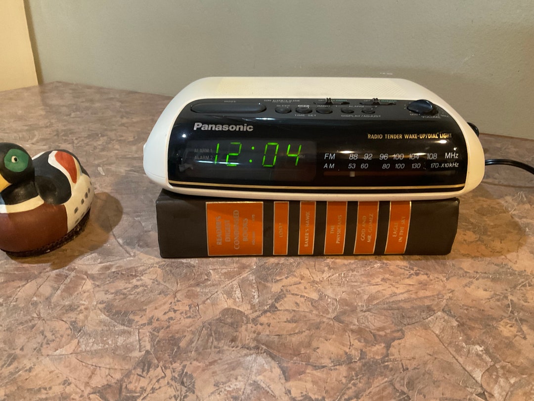 Panasonic Clock Radio Model RC 6099 AM'/FM Headset Capable, White - Etsy
