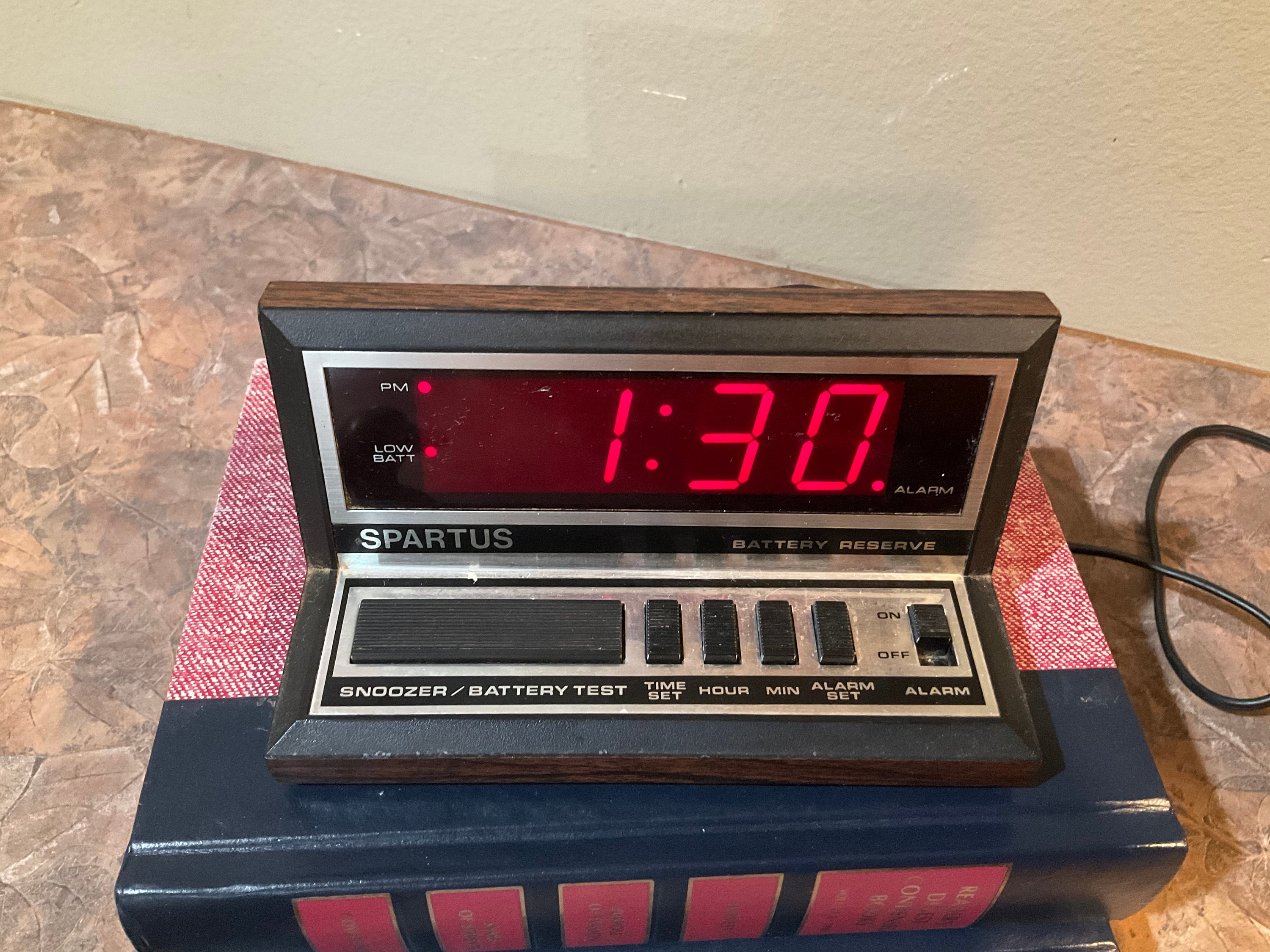 Spartus Electronic Digital Alarm Clock Apollo Model 1140 Big - Etsy