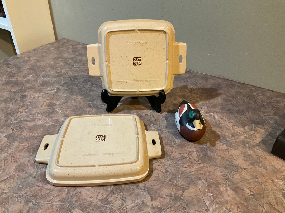 Littonware Microwave Casserole Cookware 1.5 Quart Square Lid 39271 or ...