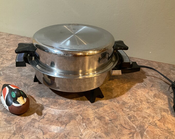 WEBALCO Electric Skillet Stainless Dome Lid 7209, Works - Etsy