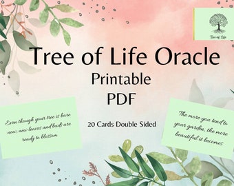 Tree of Life Oracle Cards - Etsy