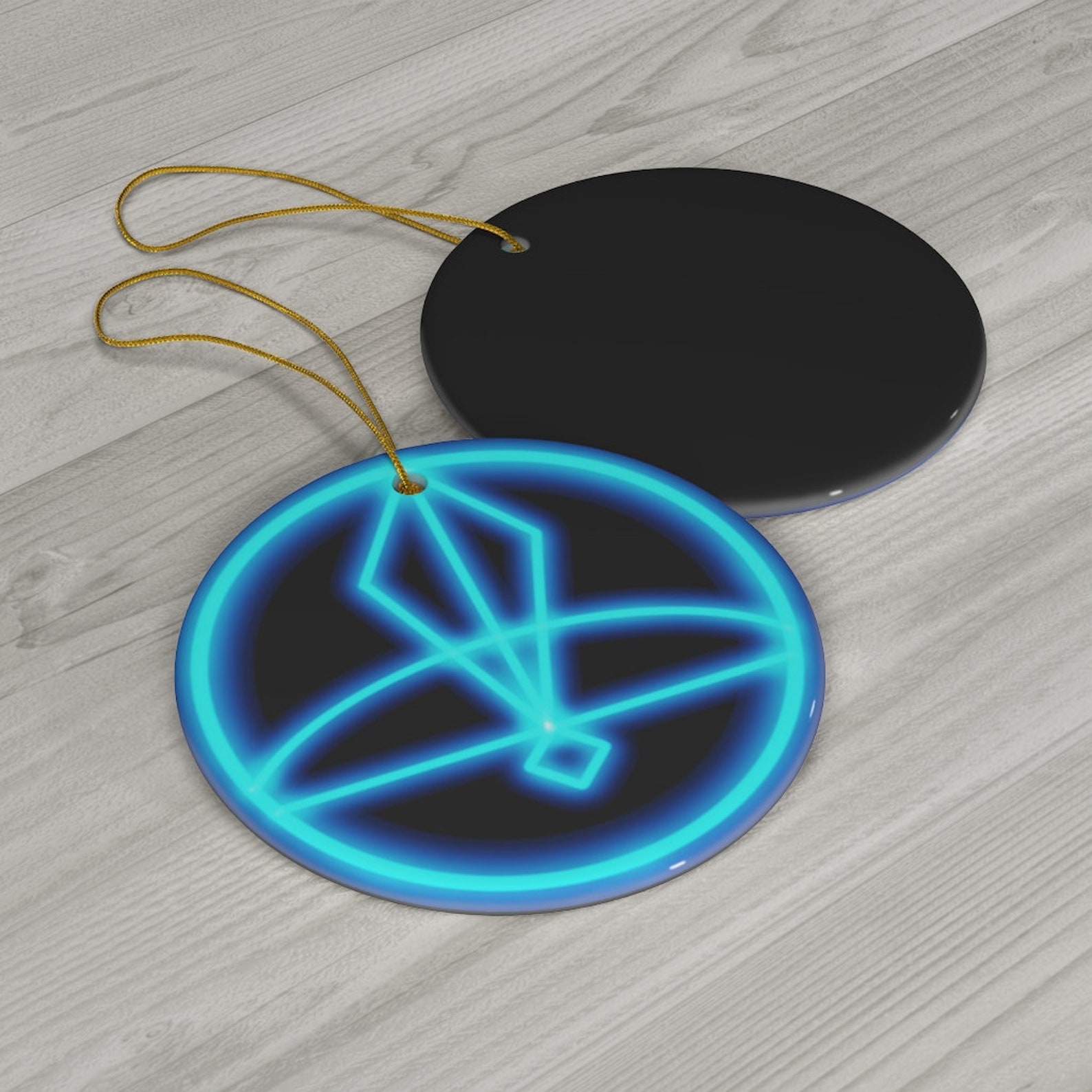 The Owl House Ice Glyph Ceramic Ornament - Etsy