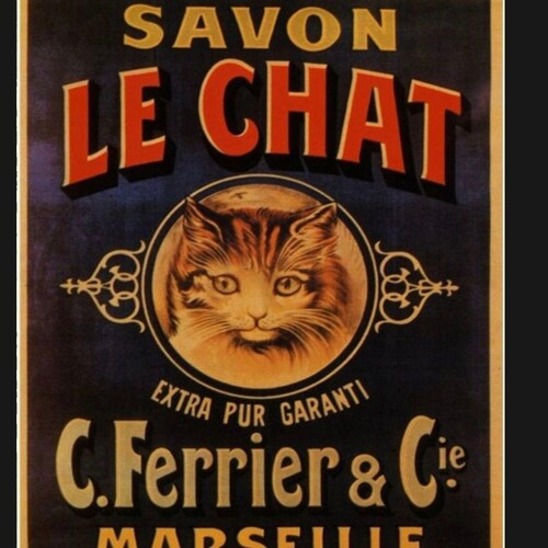 Vintage French Savon Le Chat Ad Sign Kitchen Sign Vintage - Etsy