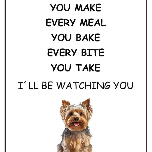 Yorkie Signs - Etsy