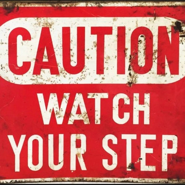 Watch Your Step - Etsy
