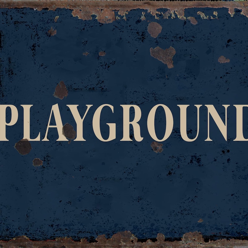 Playground Sign - Etsy