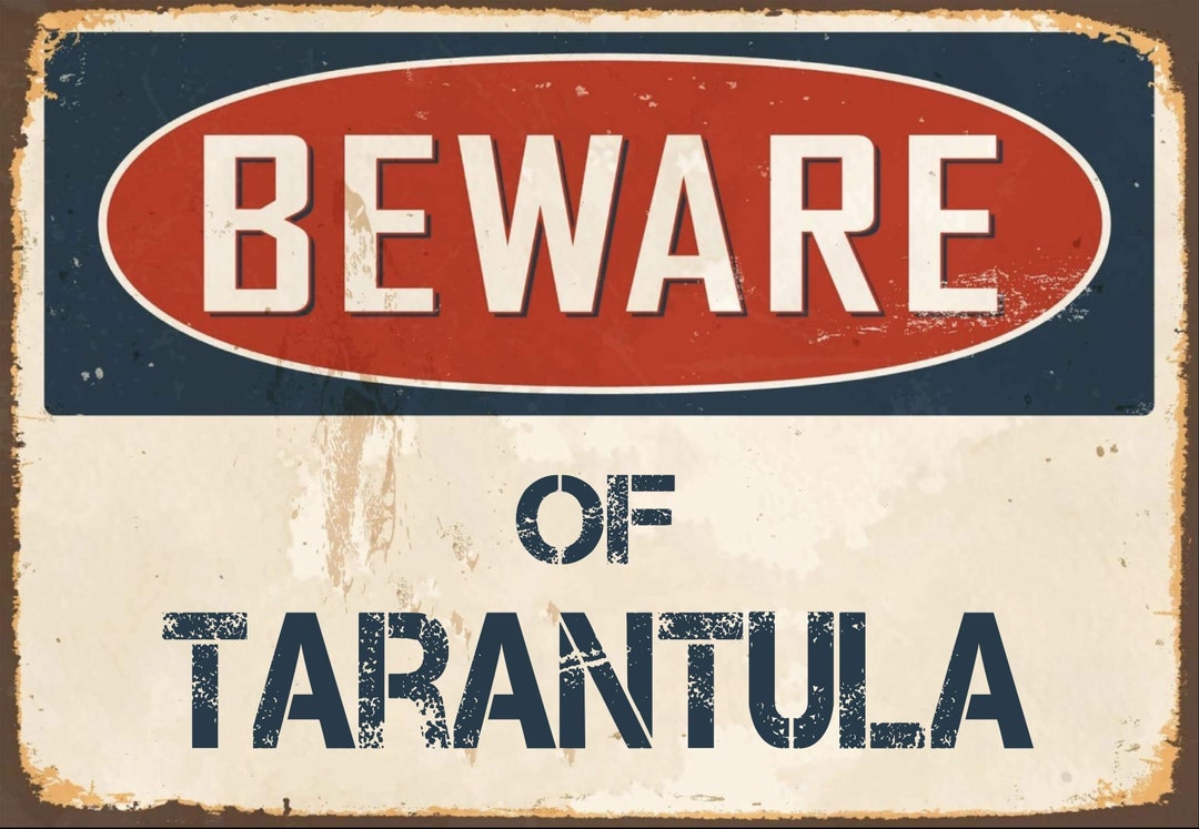 Beware of Tarantula Sign, Tarantula Sign, Tarantula Plaque - Etsy