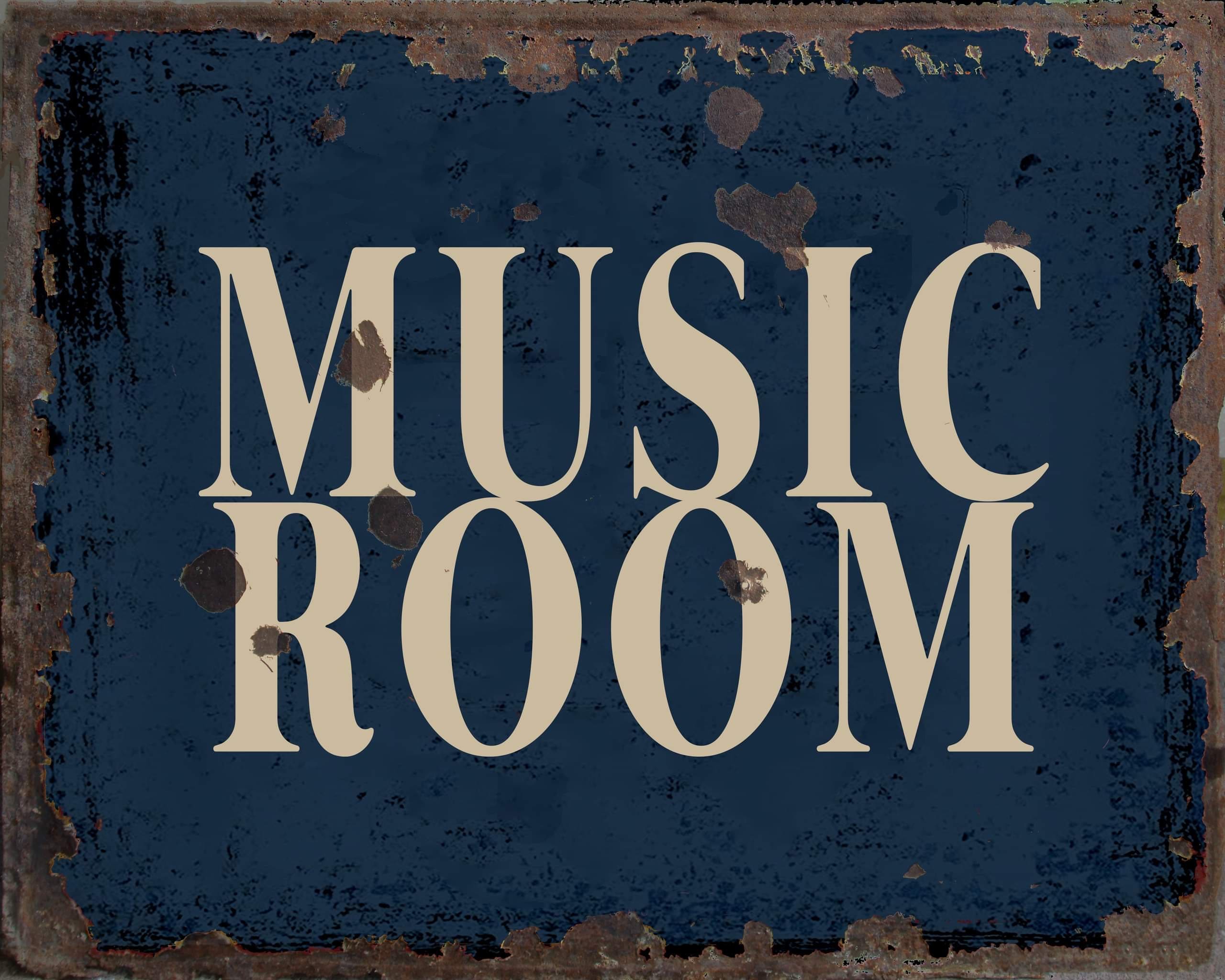 Vintage Music Room Metal Sign Music Room Plaque Music Room - Etsy
