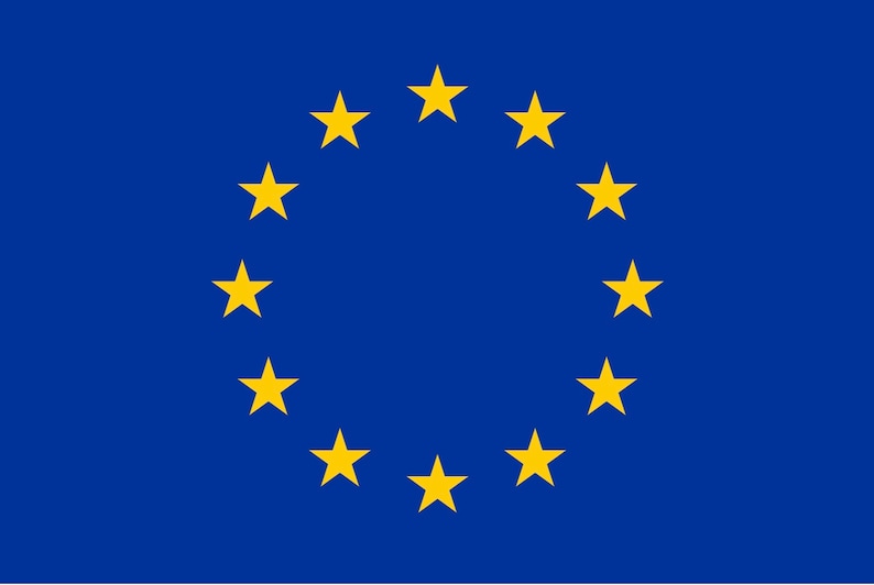 European Union Flag Metal Sign European Union Sign Vintage - Etsy UK