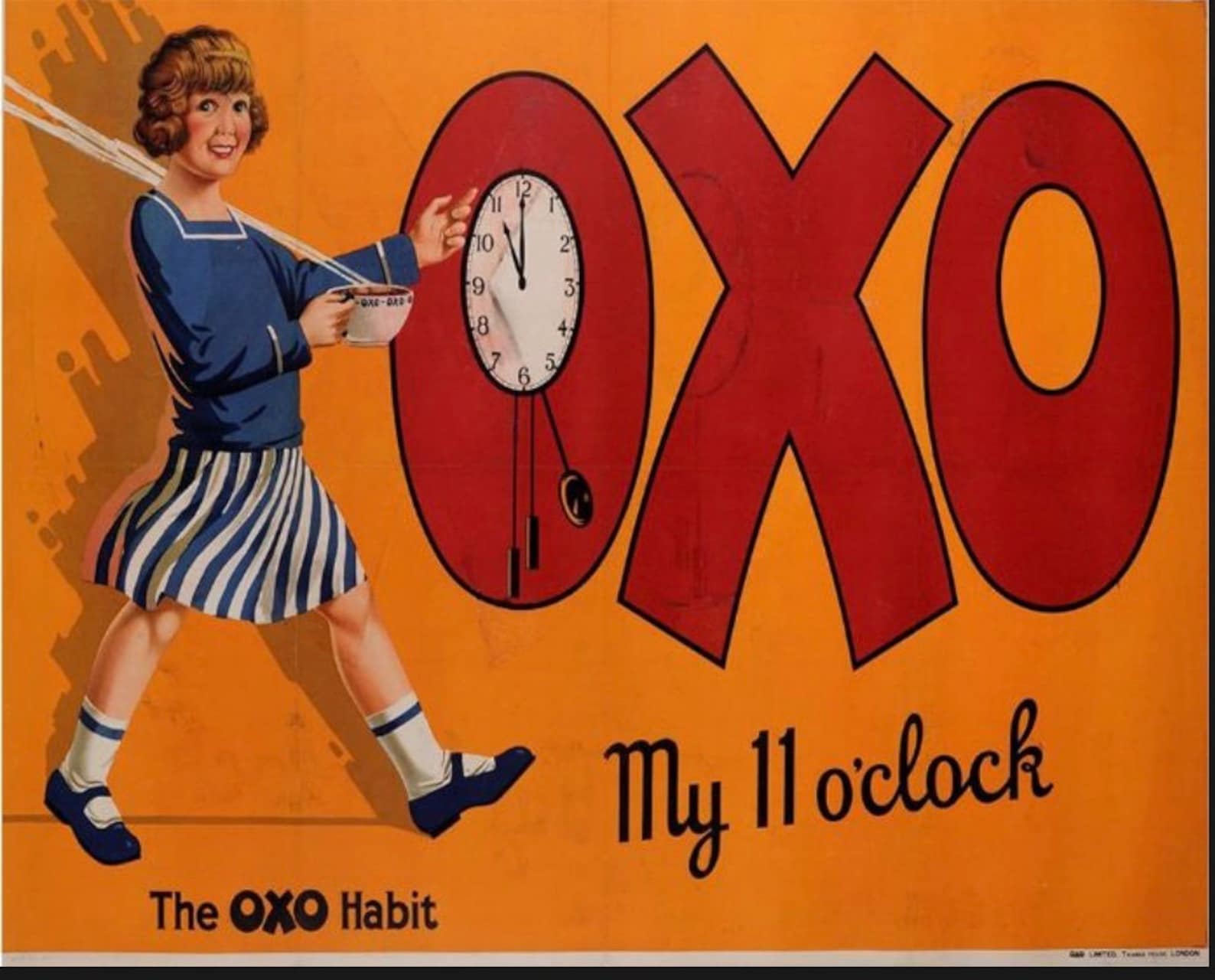 Vintage Oxo Ad Sign, Oxo Sign, Vintage Sign. Retro Wall Sign, - Etsy