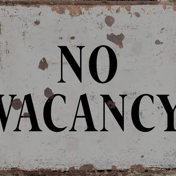 Vintage No Vacancy Sign - Etsy